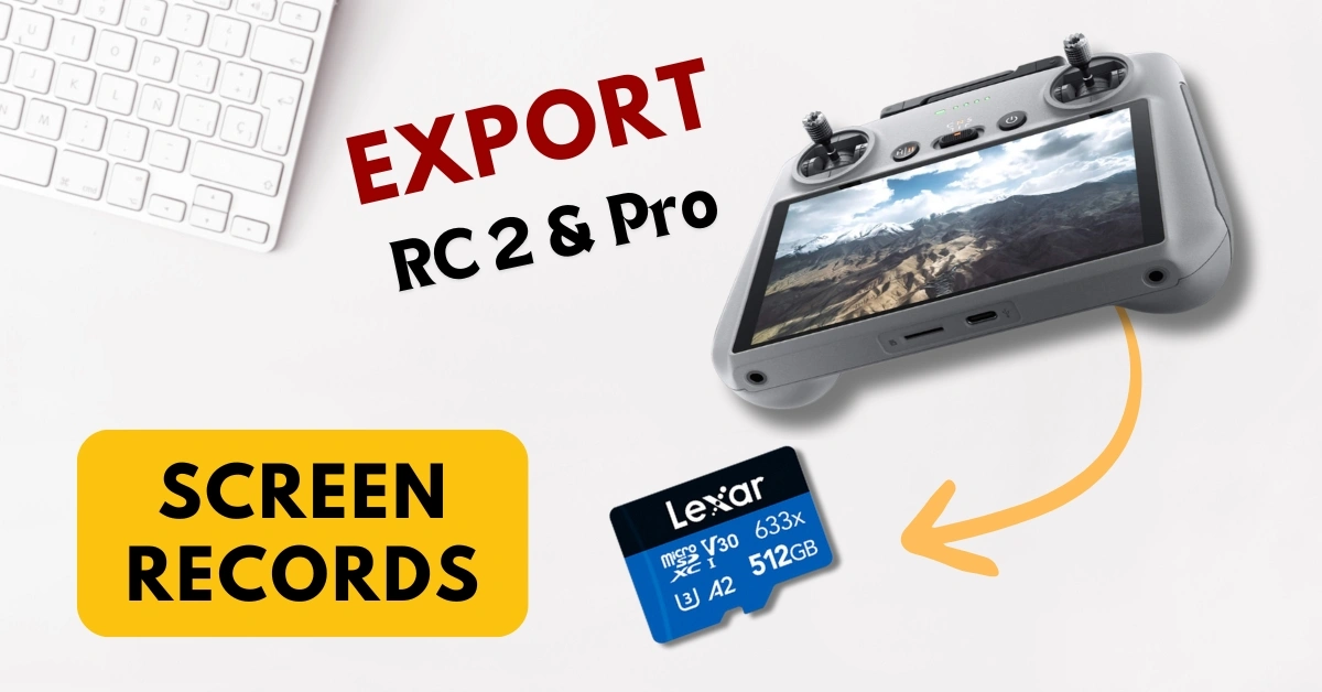 How to Export Screen Records From DJI RC2 & RC Pro | @DroneVortex