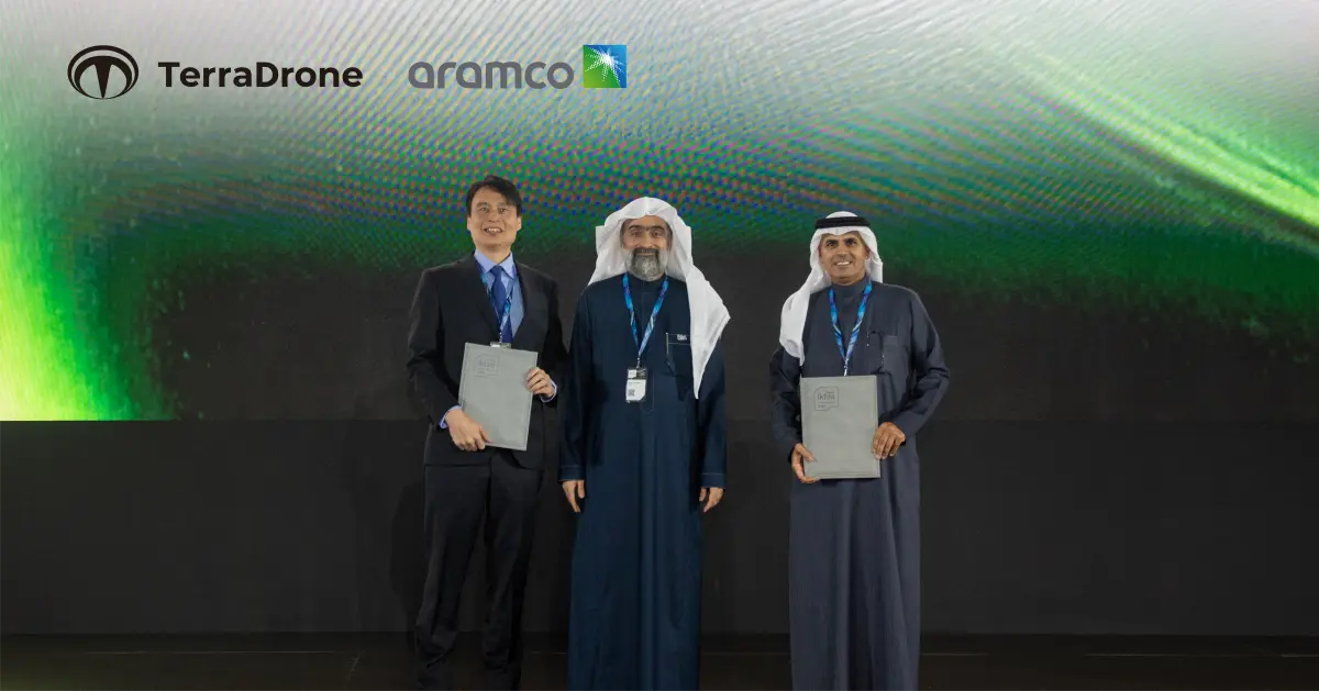 Terra Drone Partners with Aramco (2025)